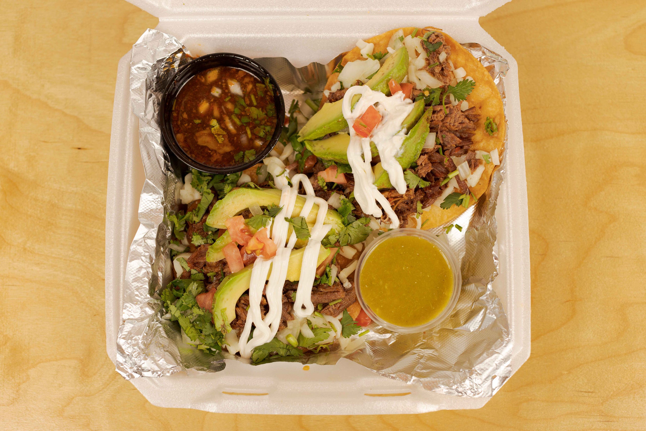 Birria Tostadas | Dulce Vida Mexican